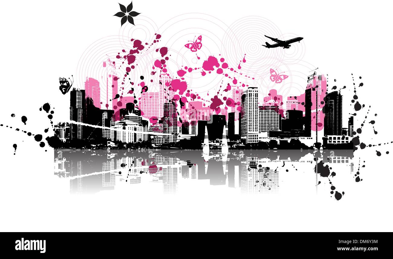 Cityscape background, urban art Stock Vector Image & Art - Alamy