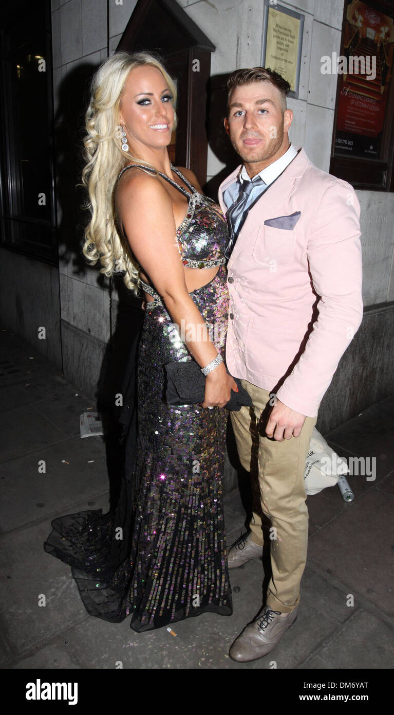 Danielle Mason and Tony Giles National Reality Television Awards 2012 ...