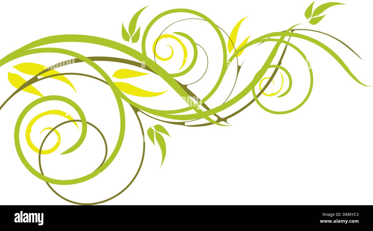 Tendrils Stock Vector Images - Alamy