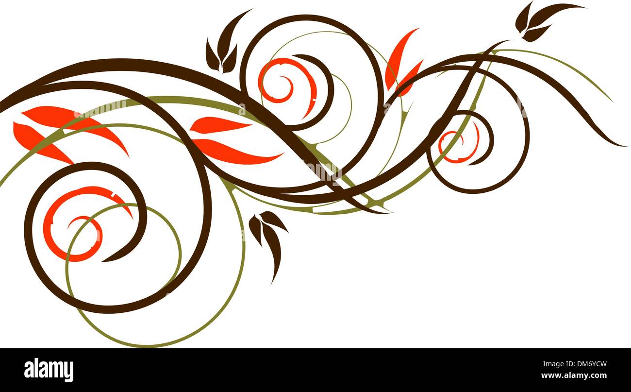 Tendrils Stock Vector Images - Alamy