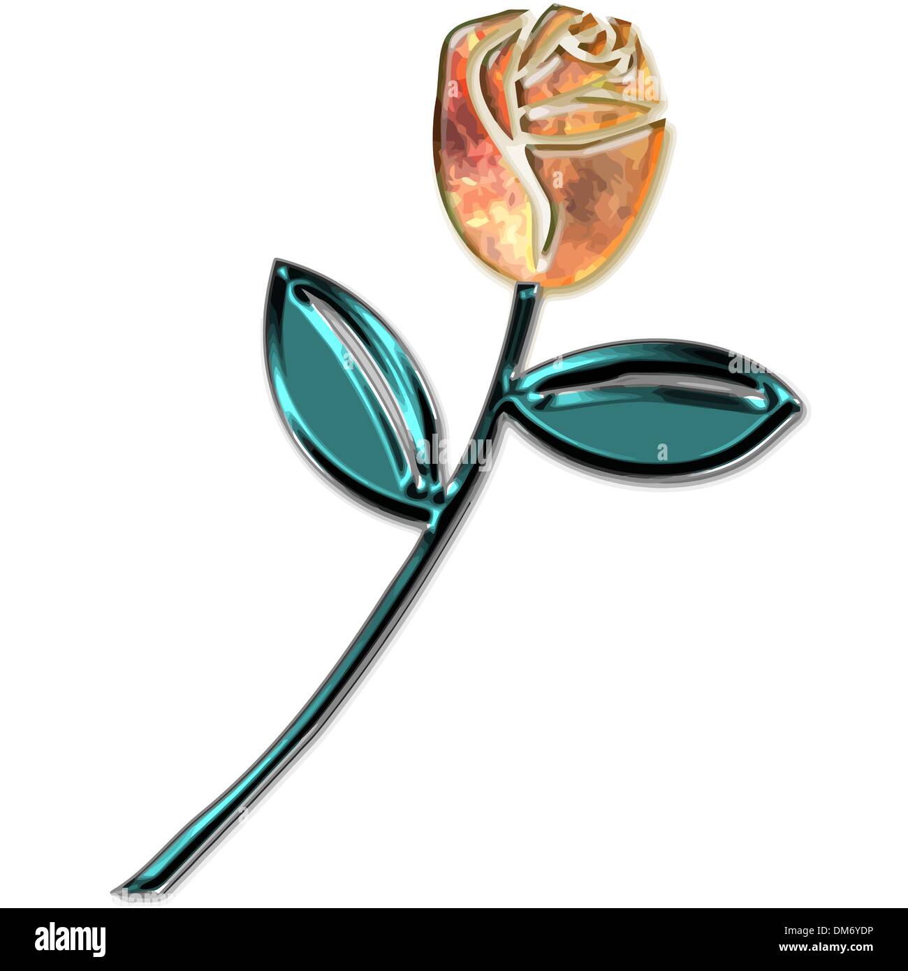 Pretty rose Cut Out Stock Images & Pictures - Alamy