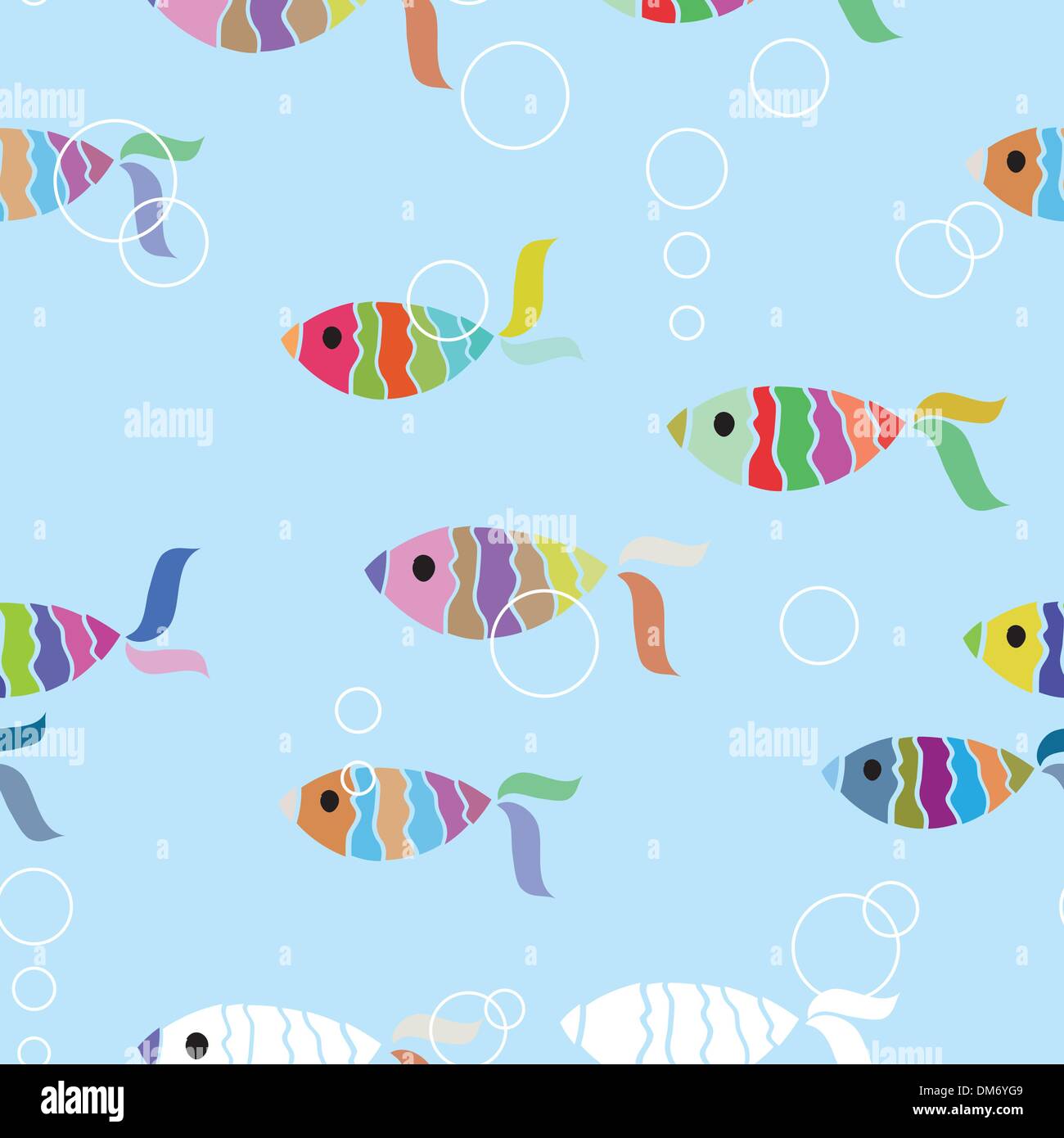 Fish seamless background Stock Vector Image & Art - Alamy
