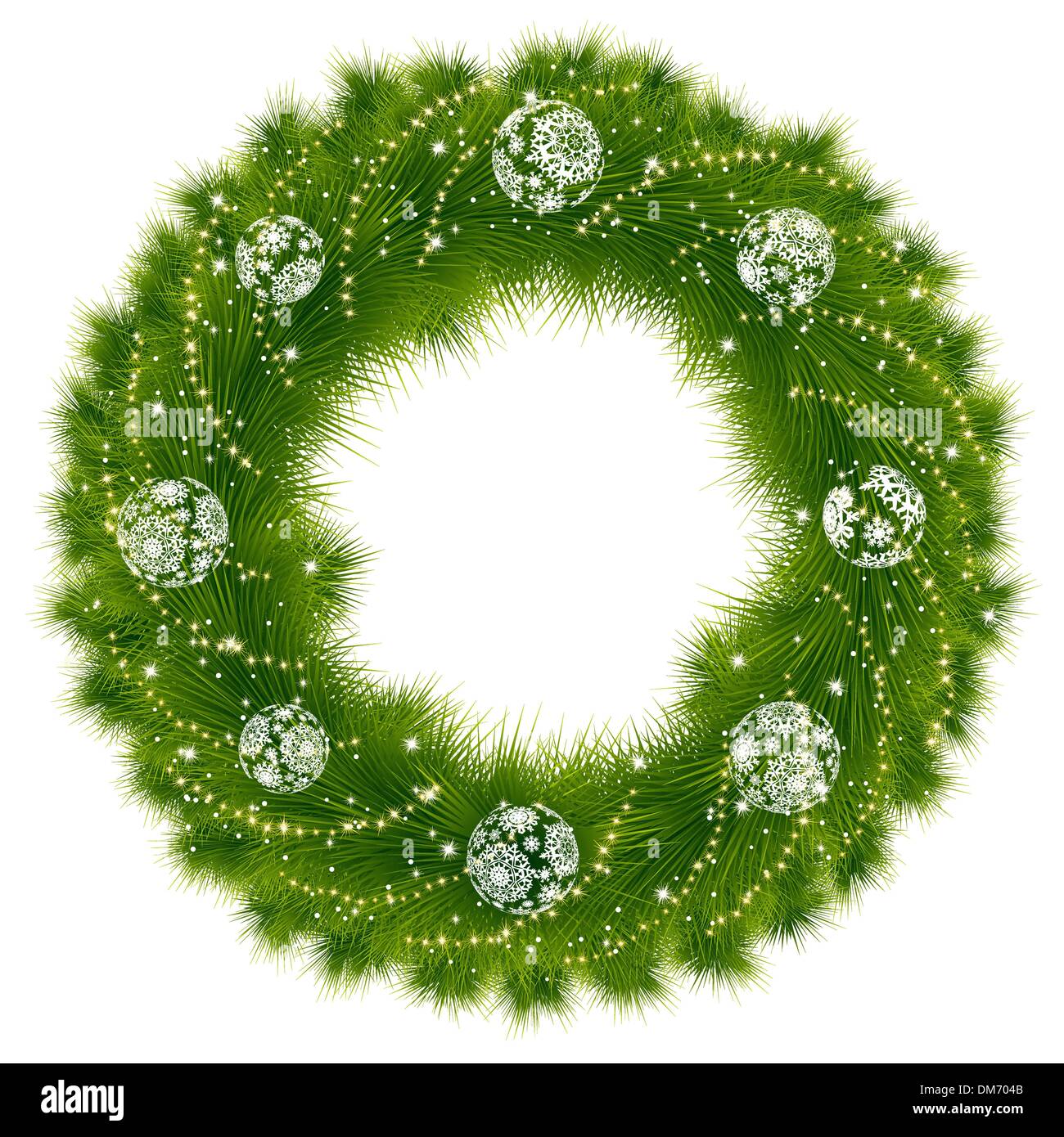 Green toy tree decoration Stock Vector Images - Alamy