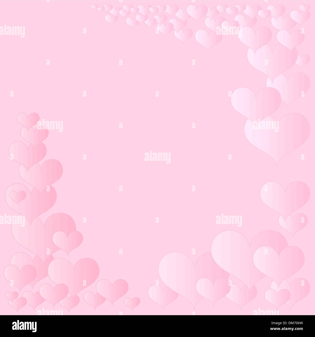 pink hearts frame Stock Vector Image & Art - Alamy