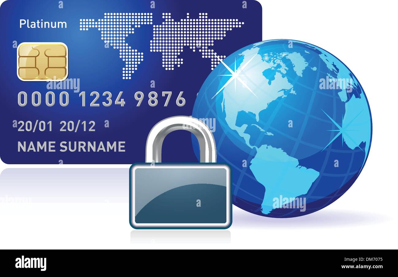 Secure payment vector vectors hi-res stock photography and images - Alamy