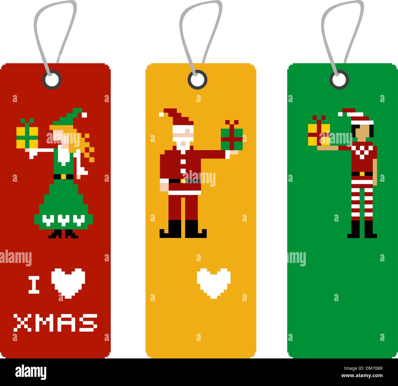 Pixel art characters Stock Vector Images - Alamy