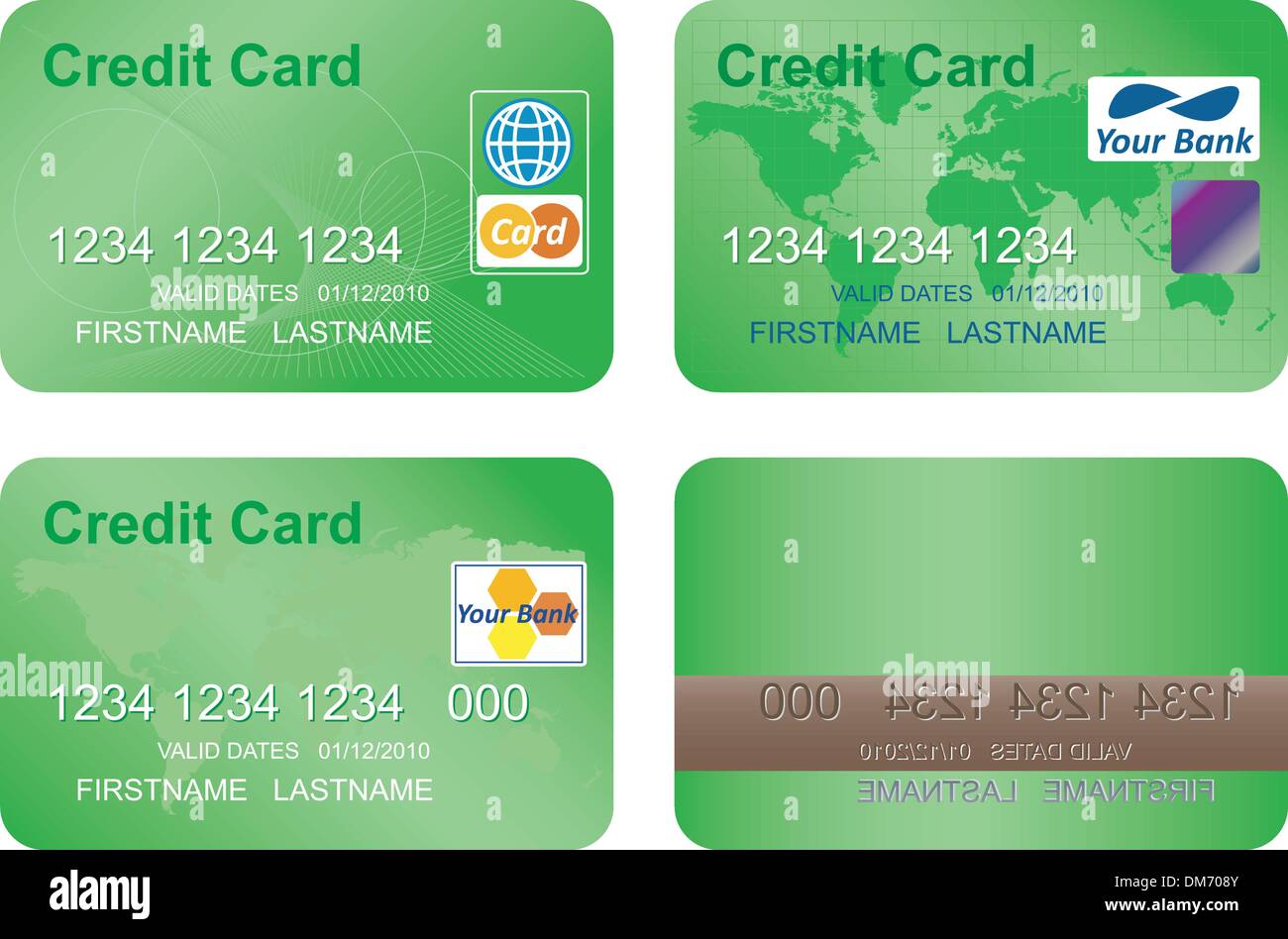 Design of a credit card Stock Vector Image & Art - Alamy