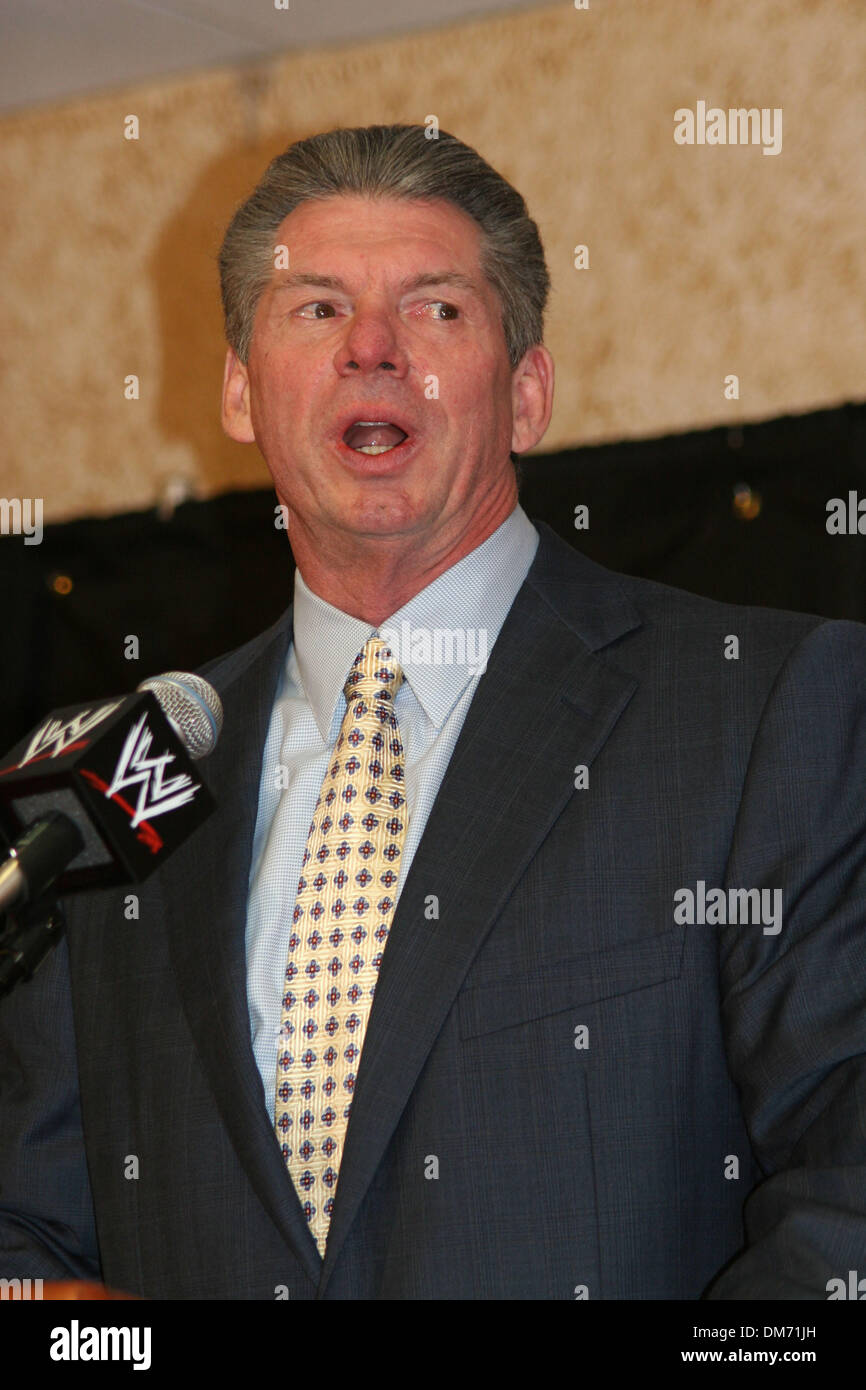 Jun 21, 2005; Las Vegas, NV, USA; Chairman of the WWE VINCE McMAHON at ...