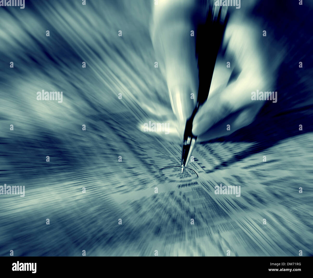 Circle on paper Stock Photo - Alamy