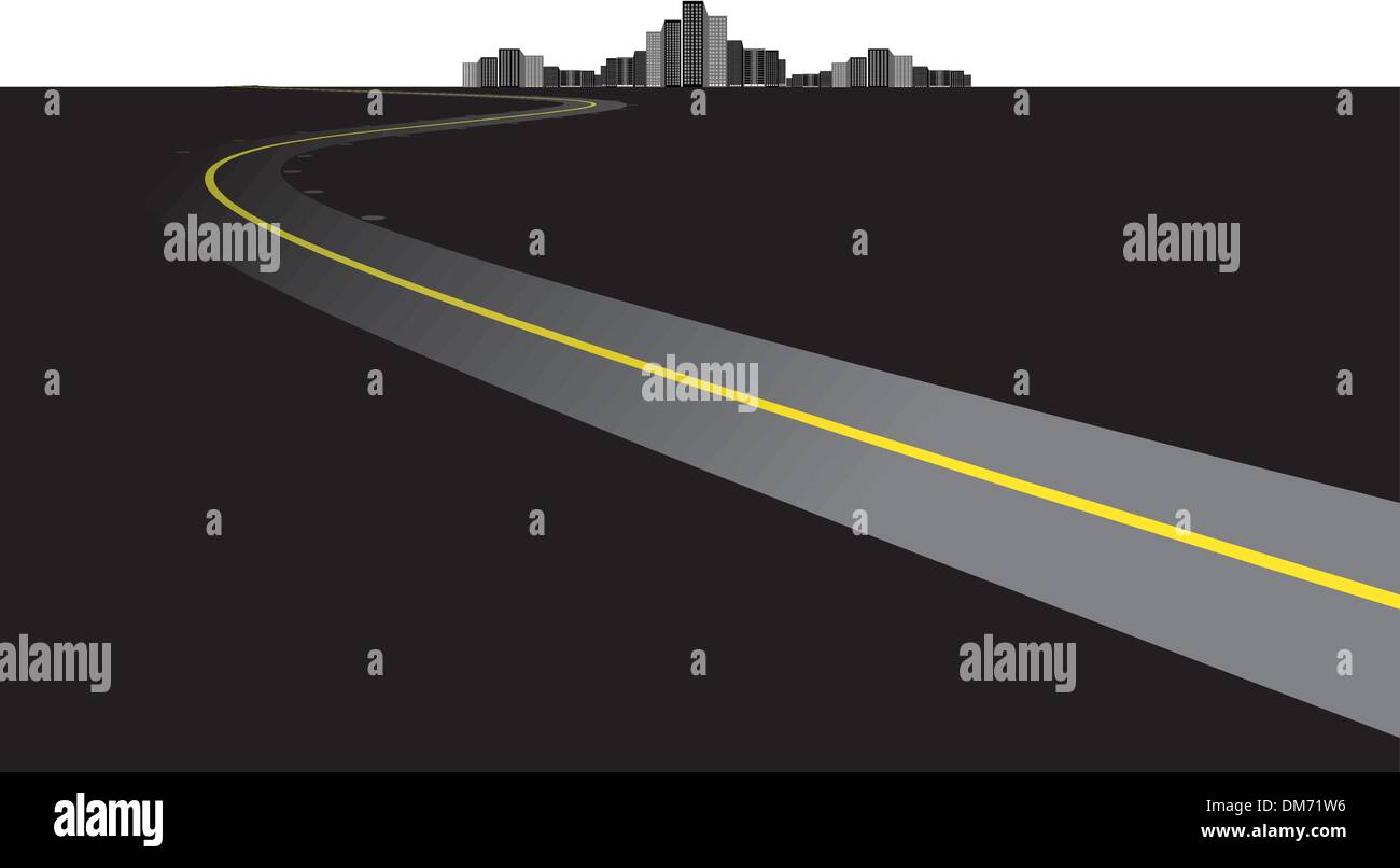 Town house night in Stock Vector Images - Alamy