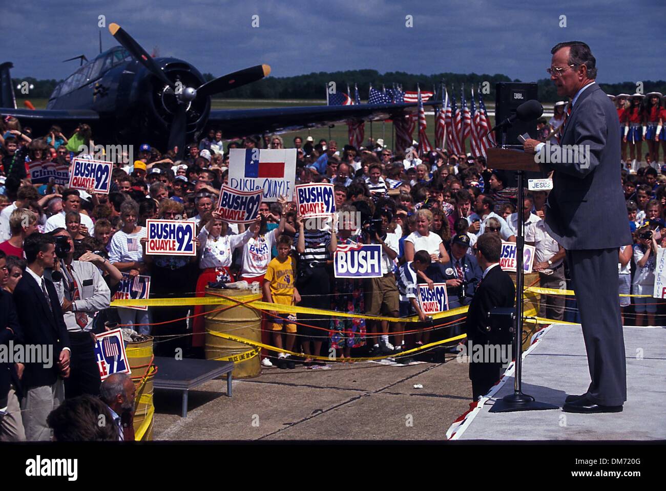 George bush 1992 campaign hi-res stock photography and images - Alamy