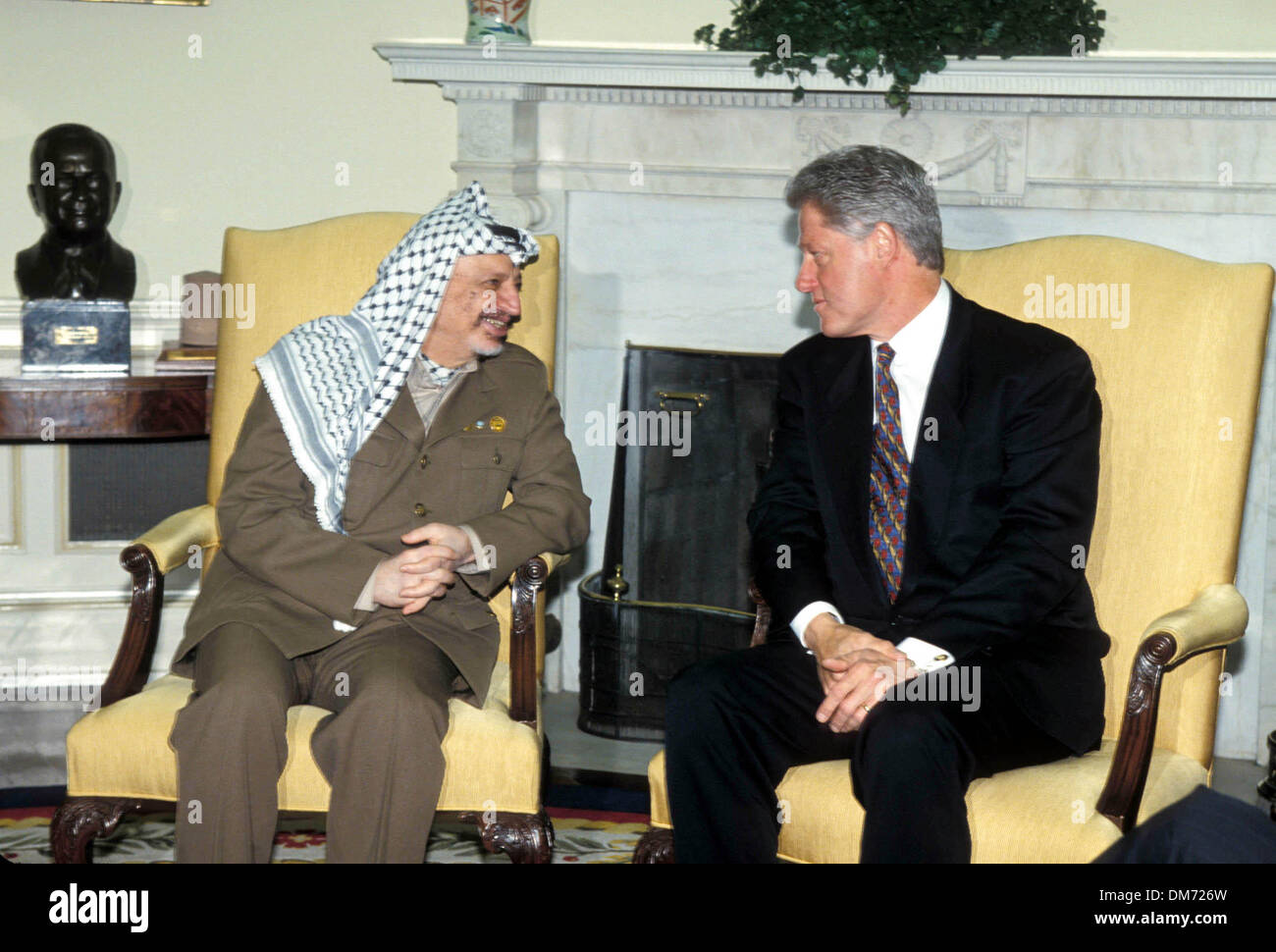 May 1, 1996 - YASSER ARAFAT AND BILL CLINTON IN WASHINGTON D.C. 5/1 ...