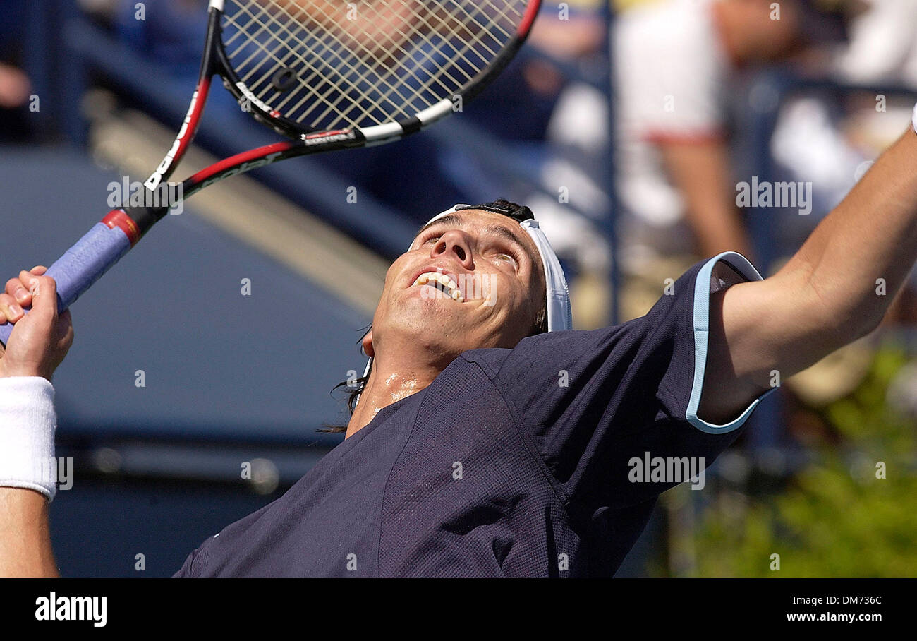 July 30, 2005; Los Angeles, CA, USA; ATP tennis player JUAN IGNACIO ...
