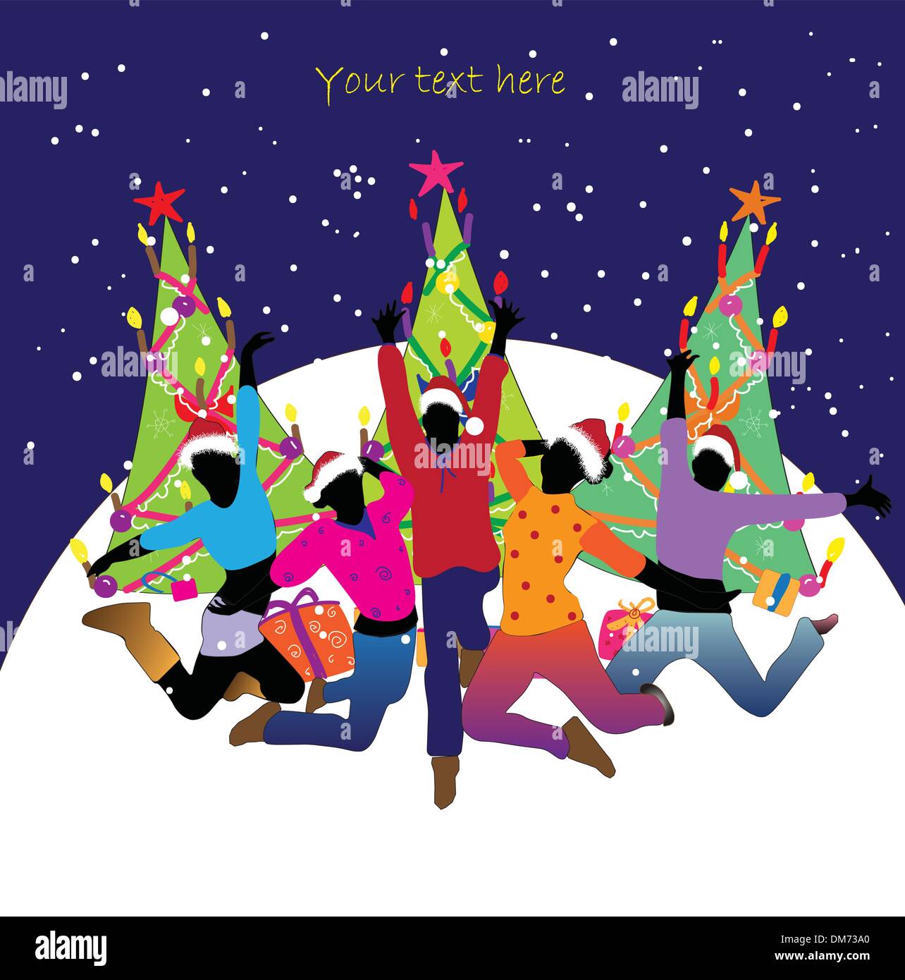 Cute christmas design. vector Stock Vector Image & Art - Alamy