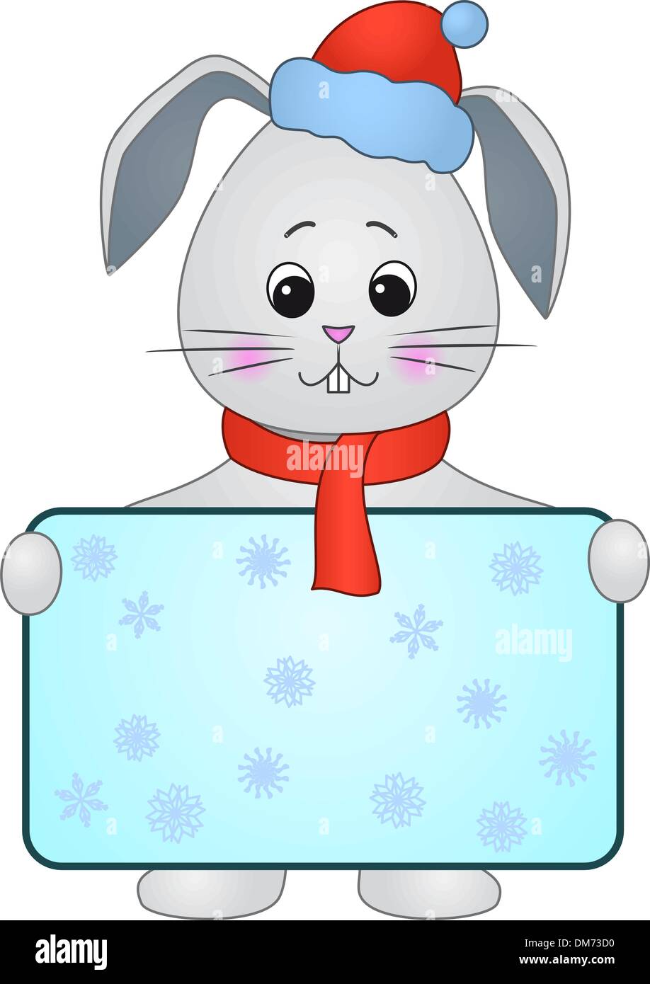 Winter hare Cut Out Stock Images & Pictures - Alamy