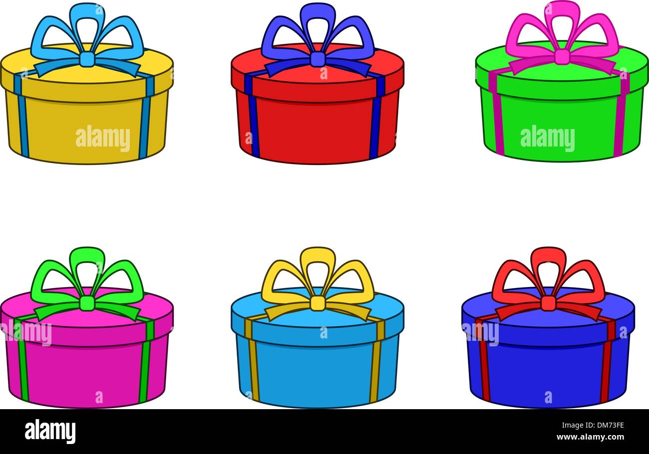 Round boxes hi-res stock photography and images - Alamy