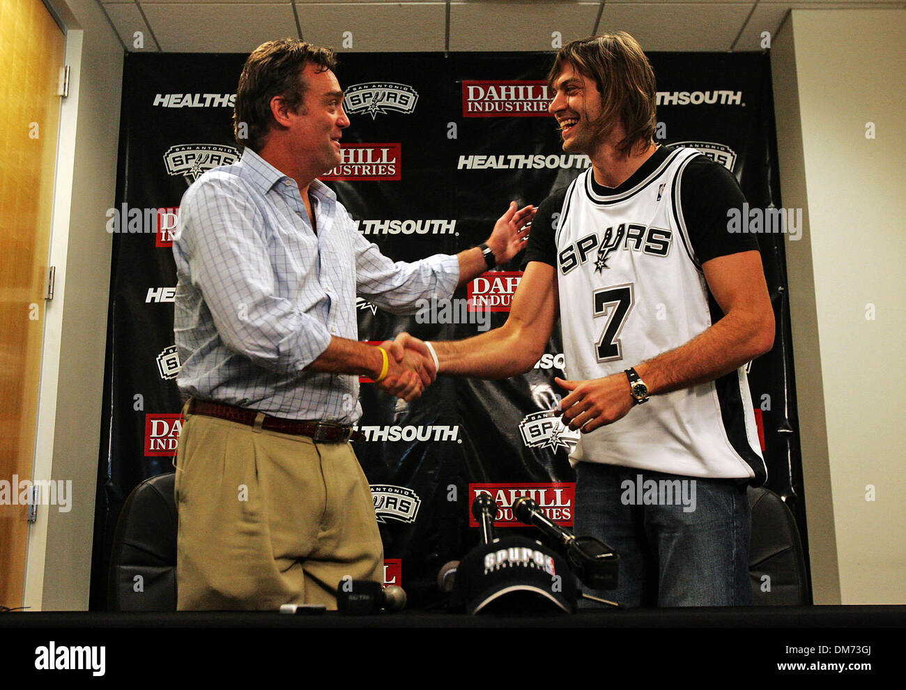 Aug 02, 2005; San Antonio , TX, USA; Spurs general manager RC BUFORD ...