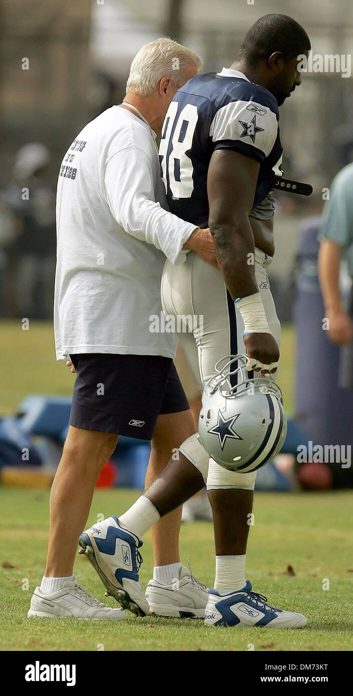 Aug 03, 2005; Oxnard, CA, USA; NFL Football: Dallas Cowboys coach Bill ...