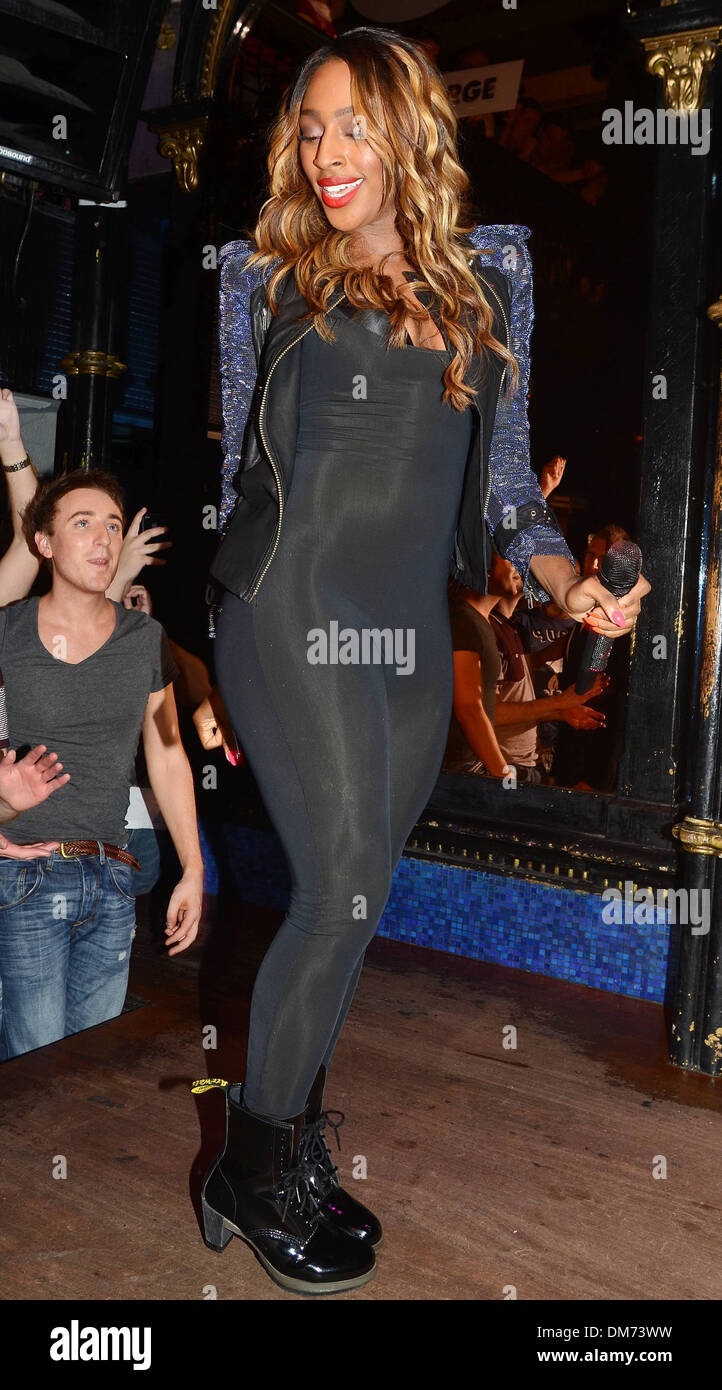 Alexandra Burke performing at George nightclub singer celebrates her ...