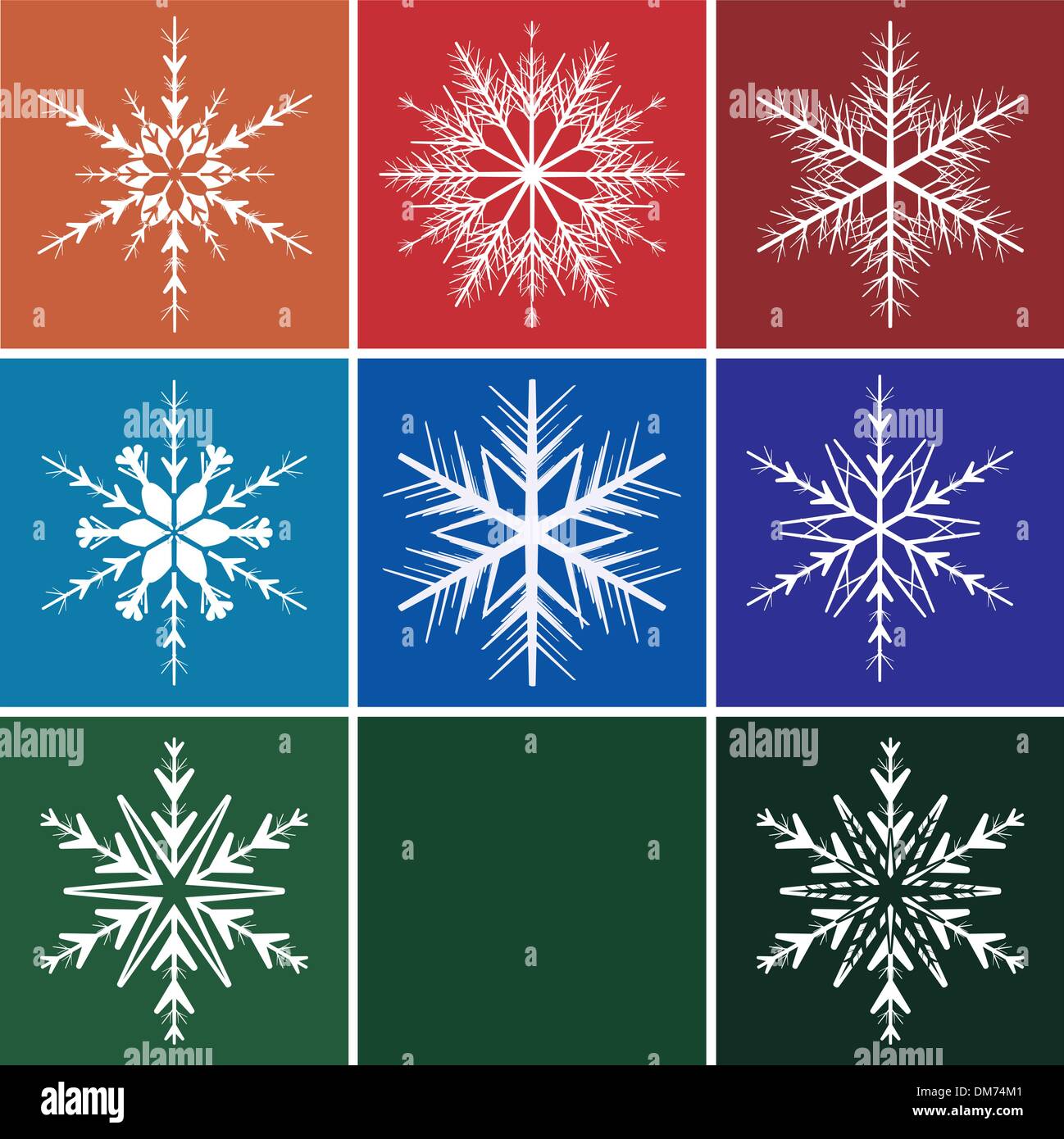 Flakes patterns Stock Vector Images - Alamy