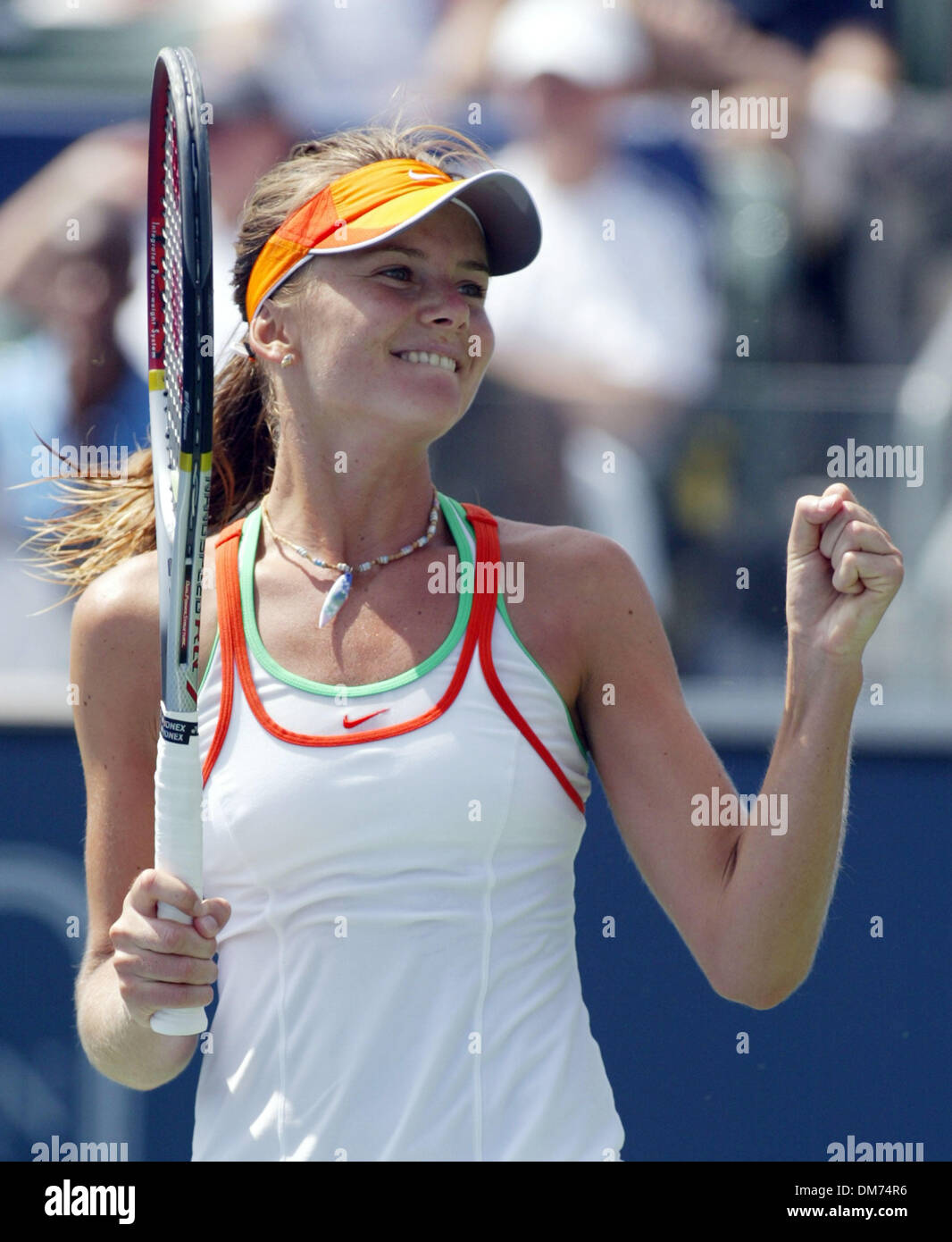 Aug 12, 2005; Carson, CA, USA; DANIELA HANTUCHOVA of Slovakia ...