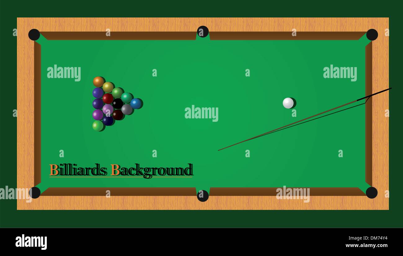 Expensive pool table Stock Vector Images - Alamy