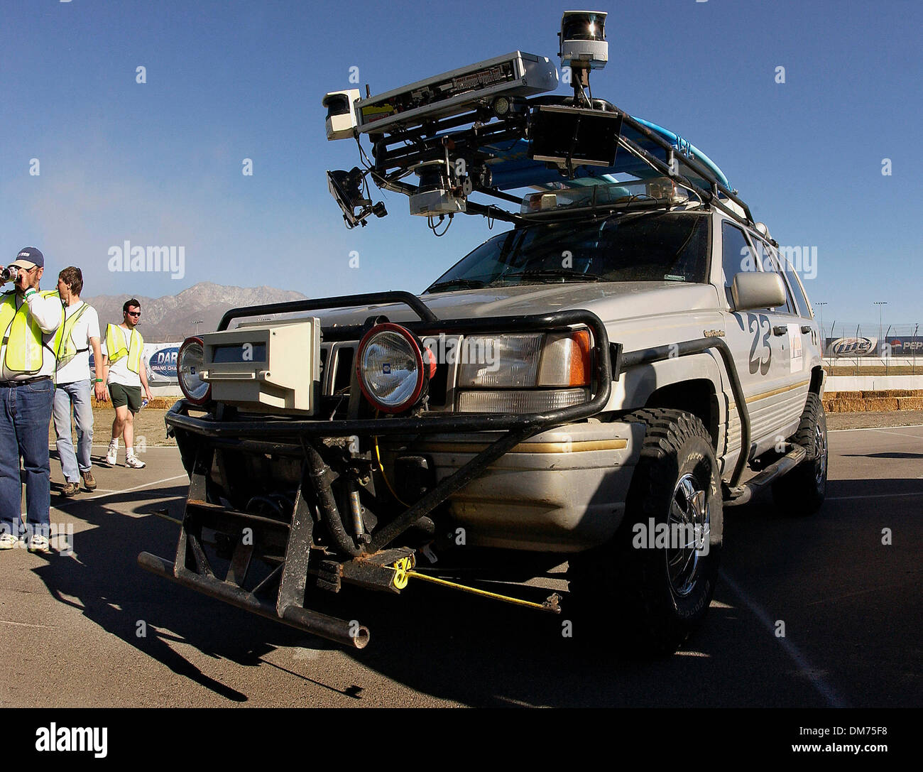Sep 28, 2005; Fontana, CA, USA; The AXION RACING autonomous vehicle ...