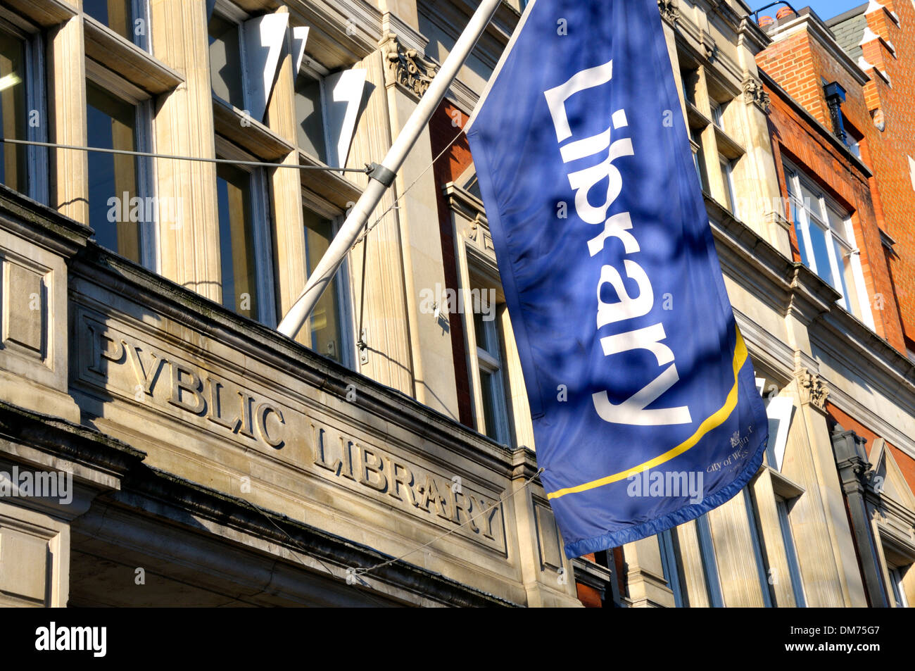 London, England, UK. Public Library - Victoria Library, Buckingham ...