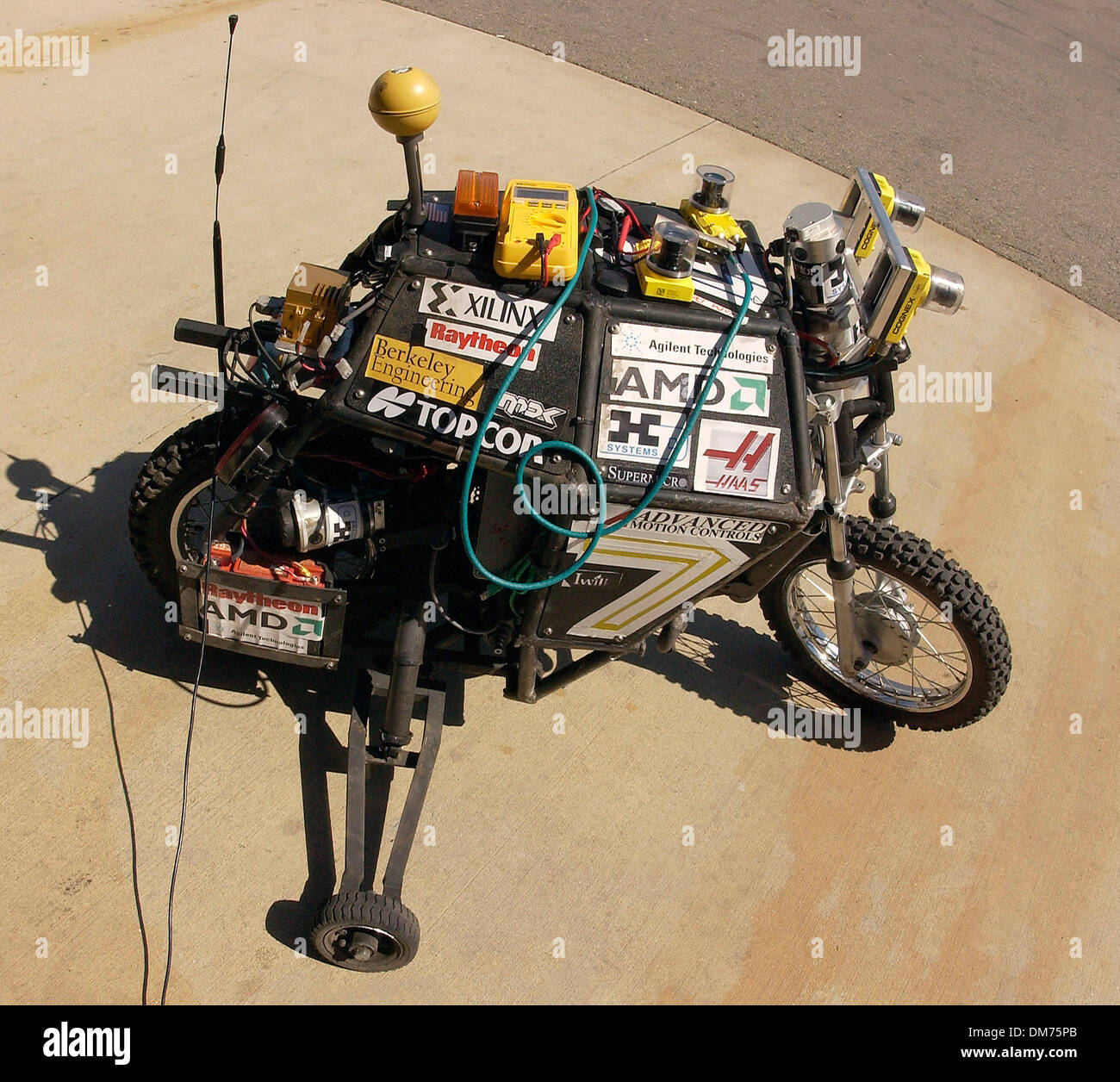Sep 30, 2005; Fontana, CA, USA; The BLUE TEAM's autonomous robotic ...