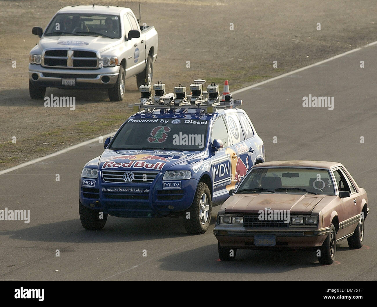 Oct 01, 2005; Fontana, CA, USA; The Stanford Racing Team's autonomous ...