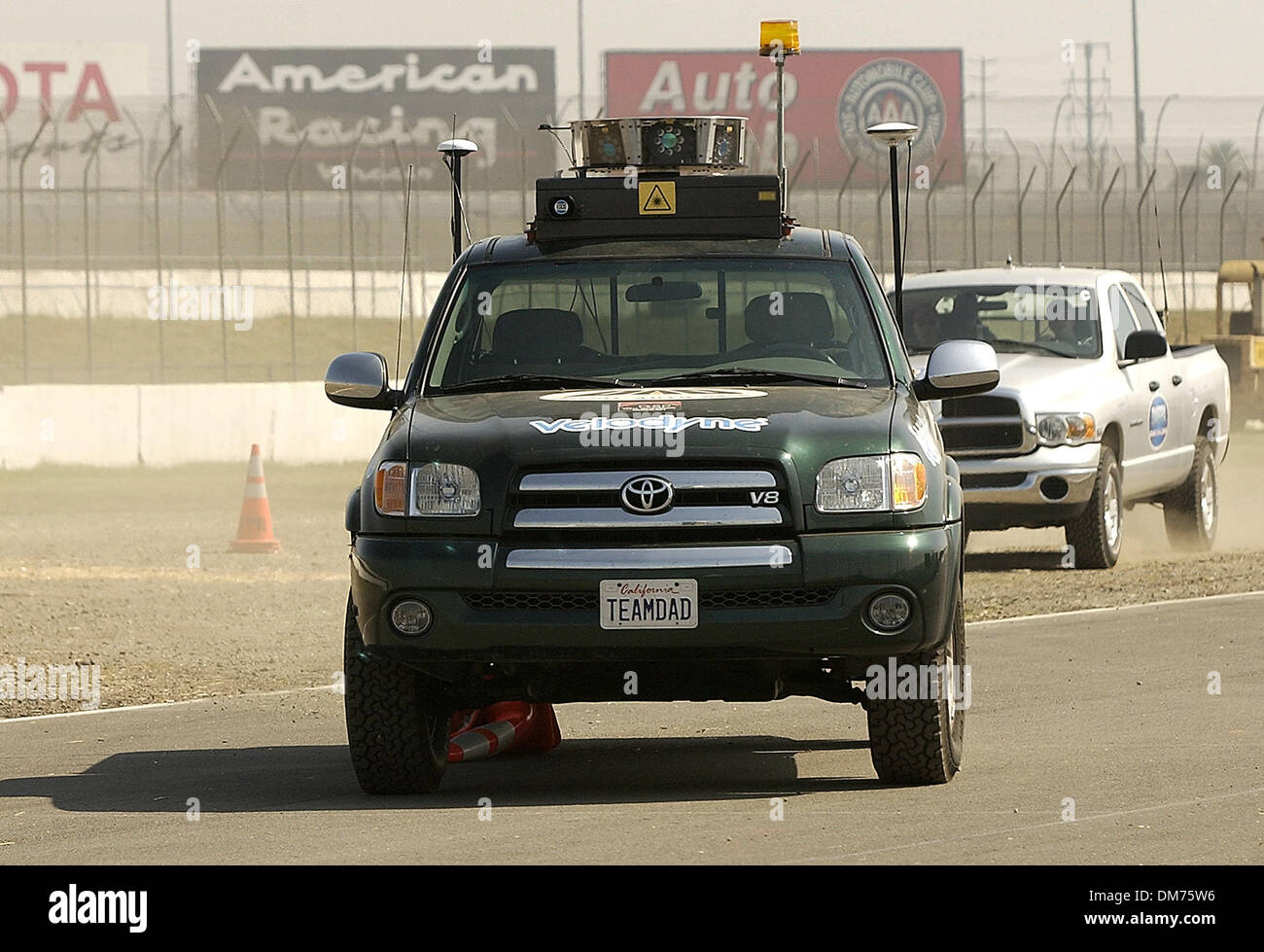 Oct 01, 2005; Fontana, CA, USA; Team Dad's autonomous robotic vehicle ...