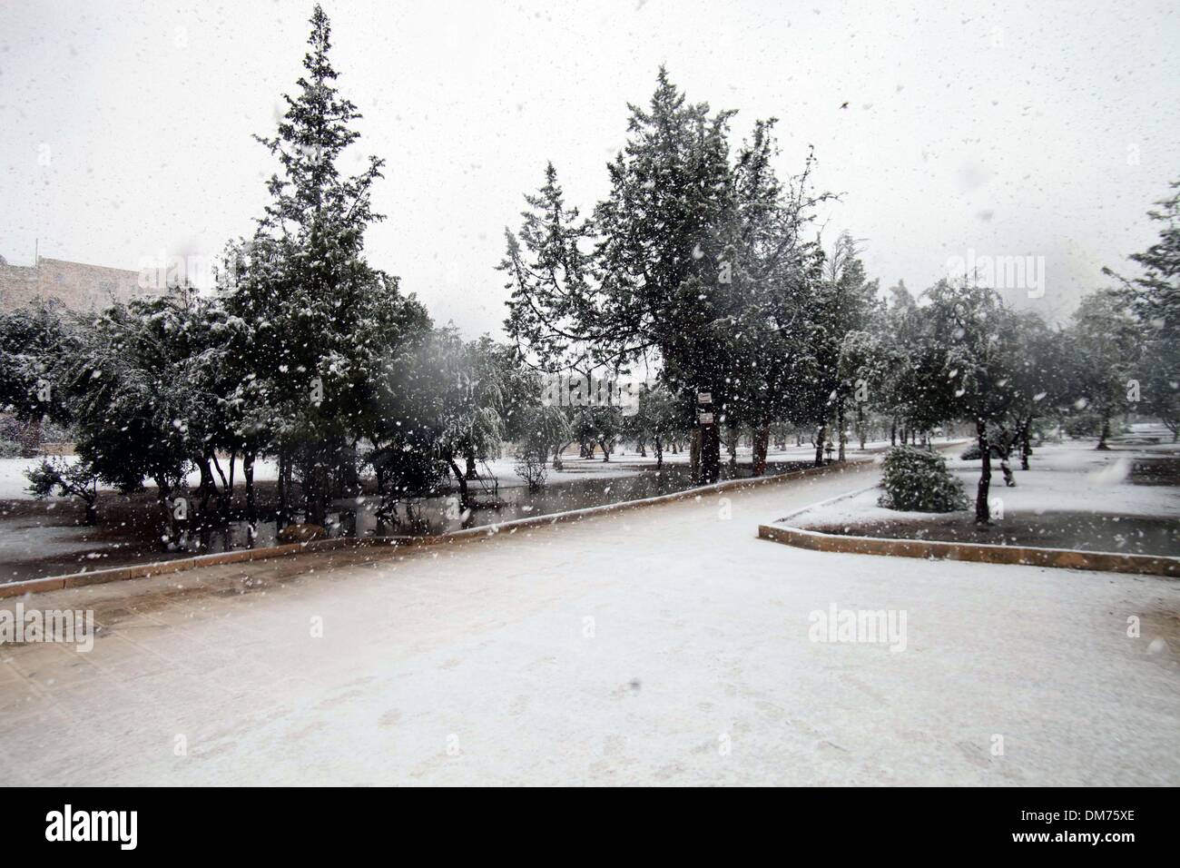 Jerusalem, Jerusalem, Palestinian Territory. 12th Dec, 2013. A general ...