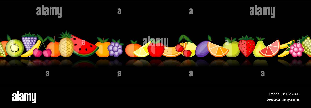 Energy fruits. Vector collection for your design Stock Vector Image ...
