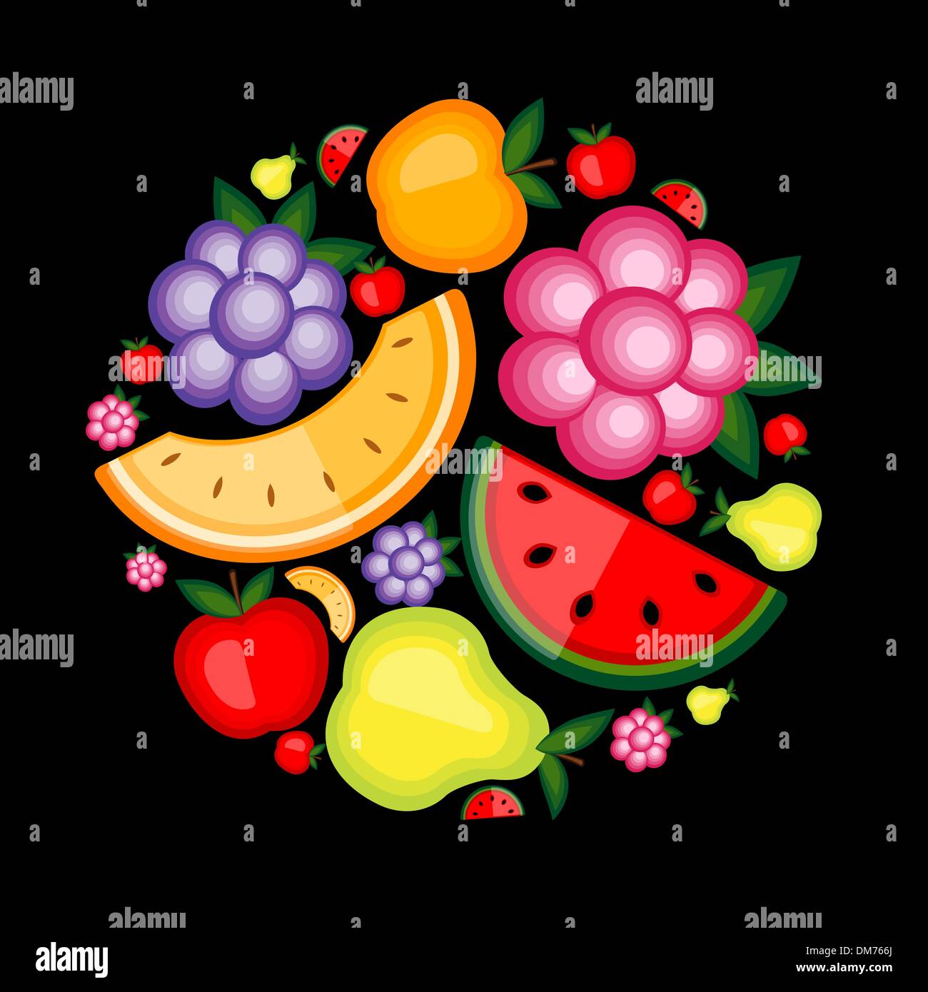 Energy fruit background for your design Stock Vector Image & Art - Alamy