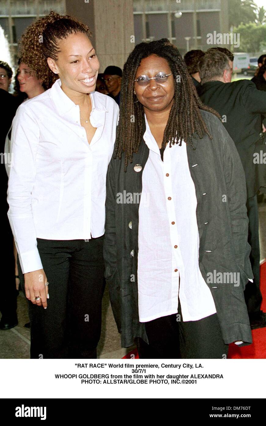 'RAT RACE'' World film premiere, Century City, LA.30/7/1.WHOOPI ...