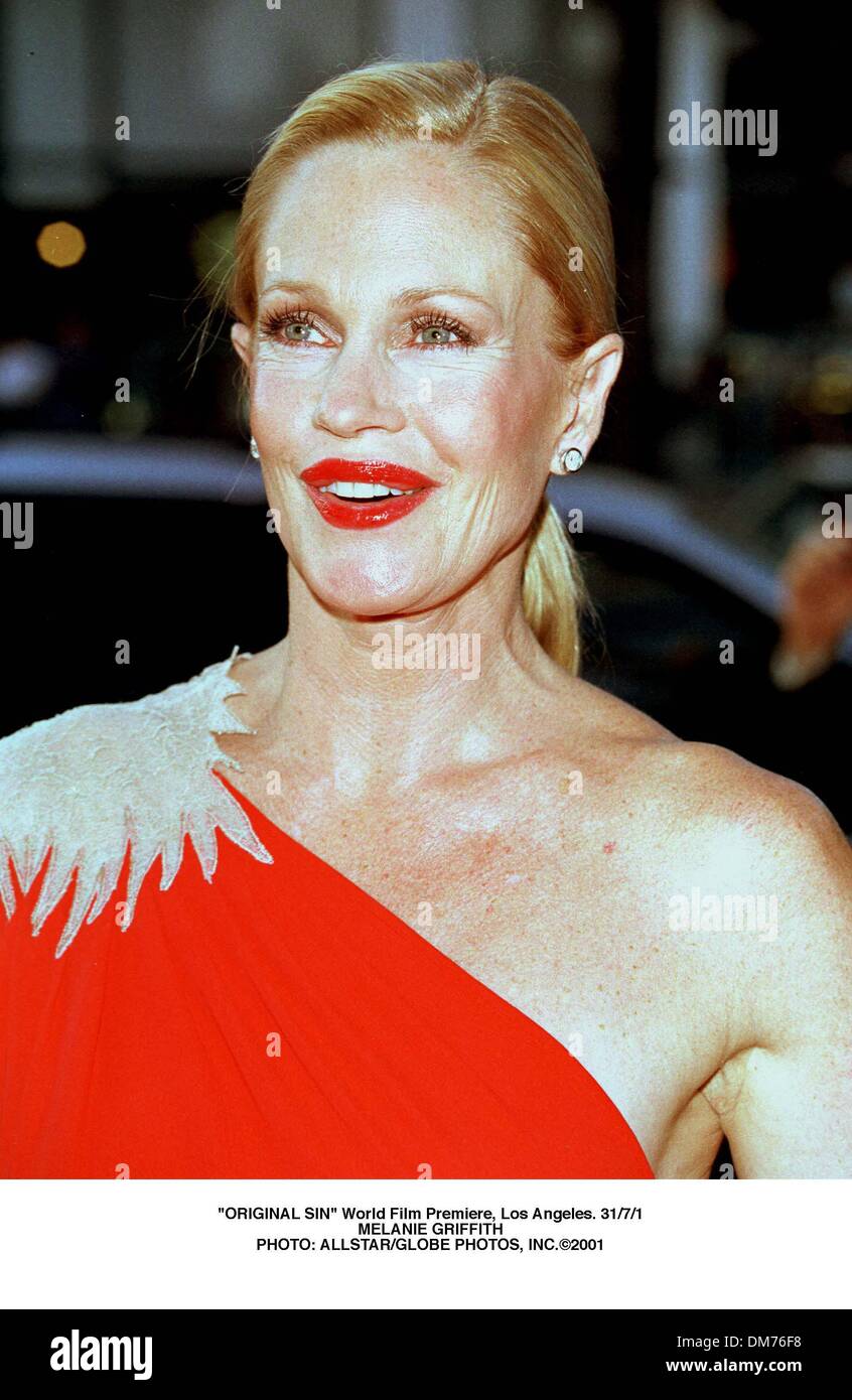'ORIGINAL SIN'' World Film Premiere, Los Angeles. 31/7/1.MELANIE ...