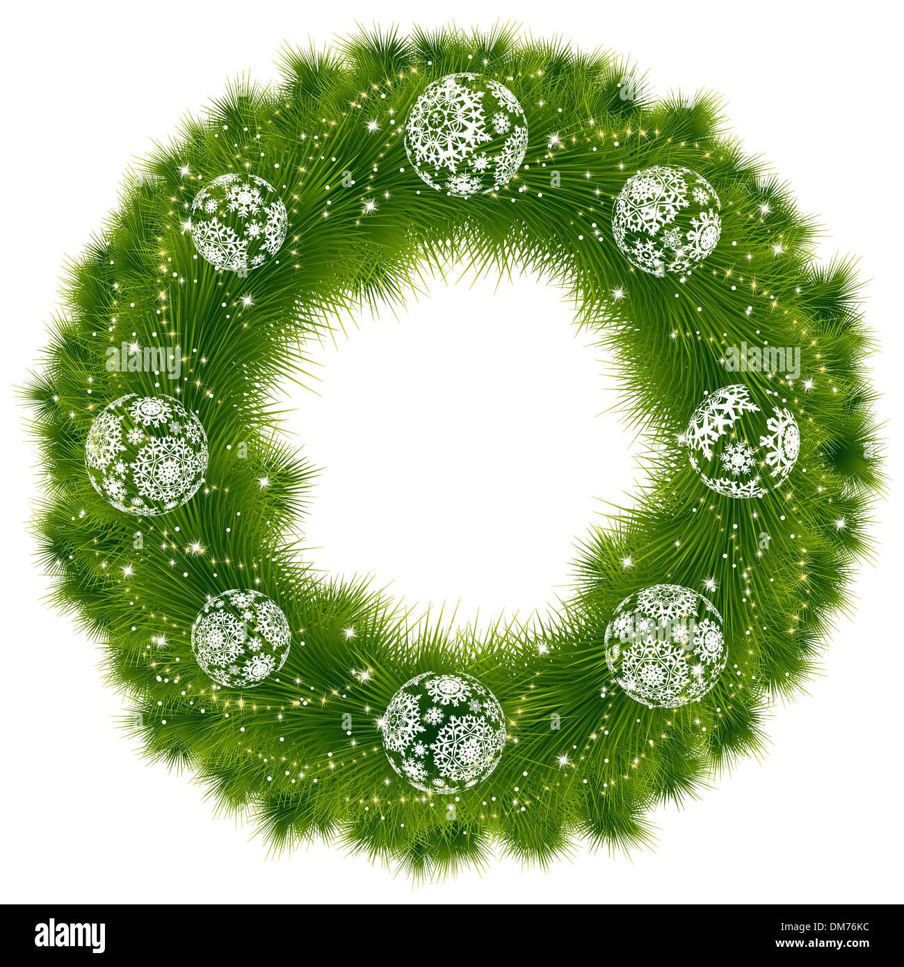 Beautiful decoration christmas tree Cut Out Stock Images & Pictures - Alamy