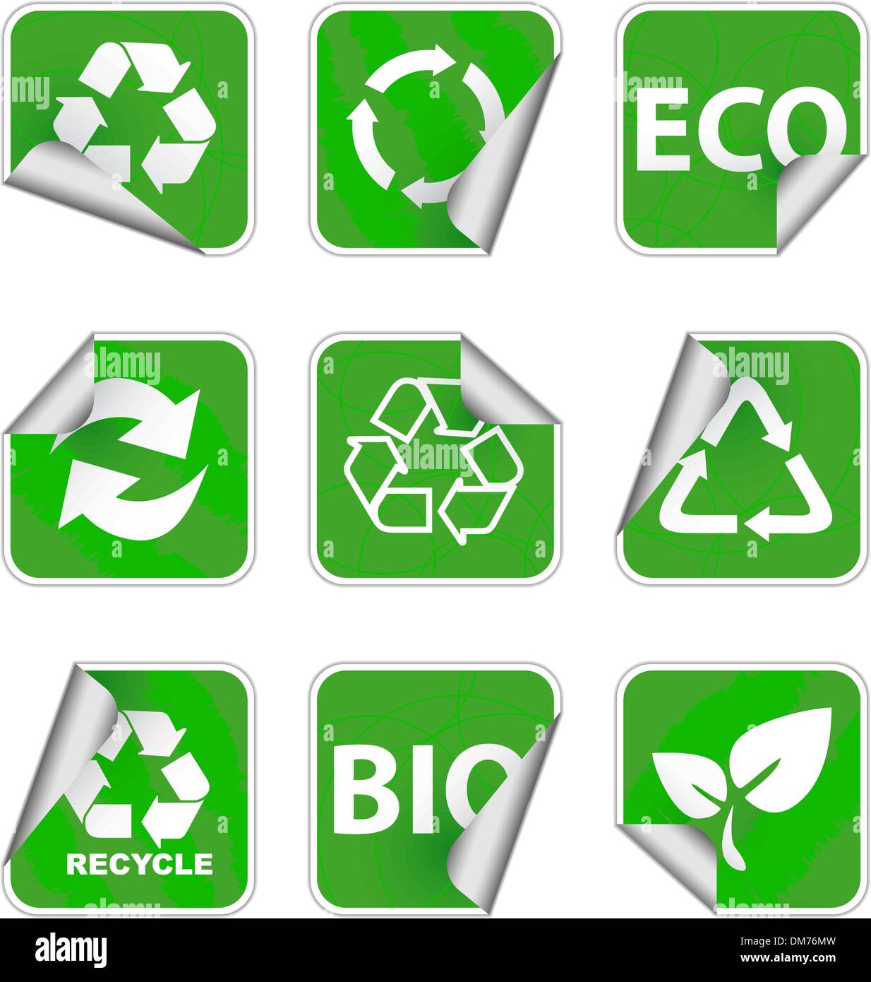 Recycle icons Stock Vector Images - Alamy
