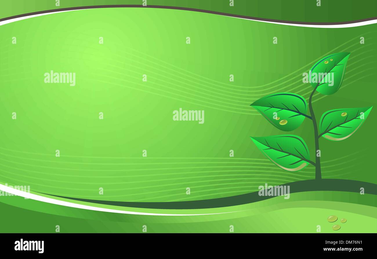 green eco background Stock Vector Image & Art - Alamy