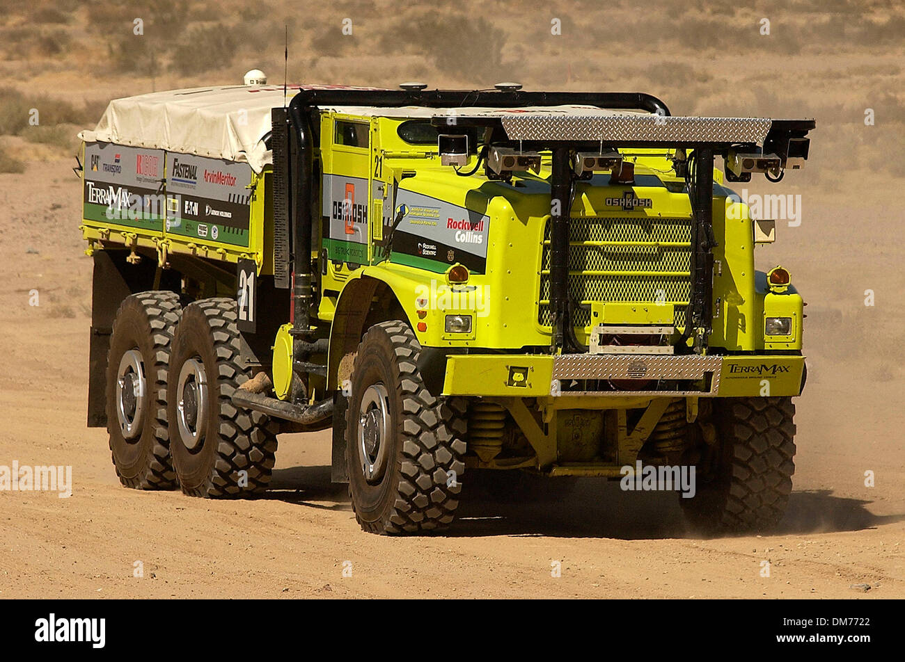 October 7, 2005; Primm, NV, USA; TERRAMAX, the autonomous robotic ...