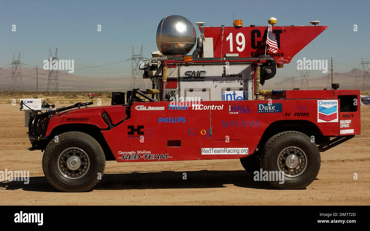 October 7, 2005; Primm, NV, USA; SANDSTORM, the autonomous robotic ...