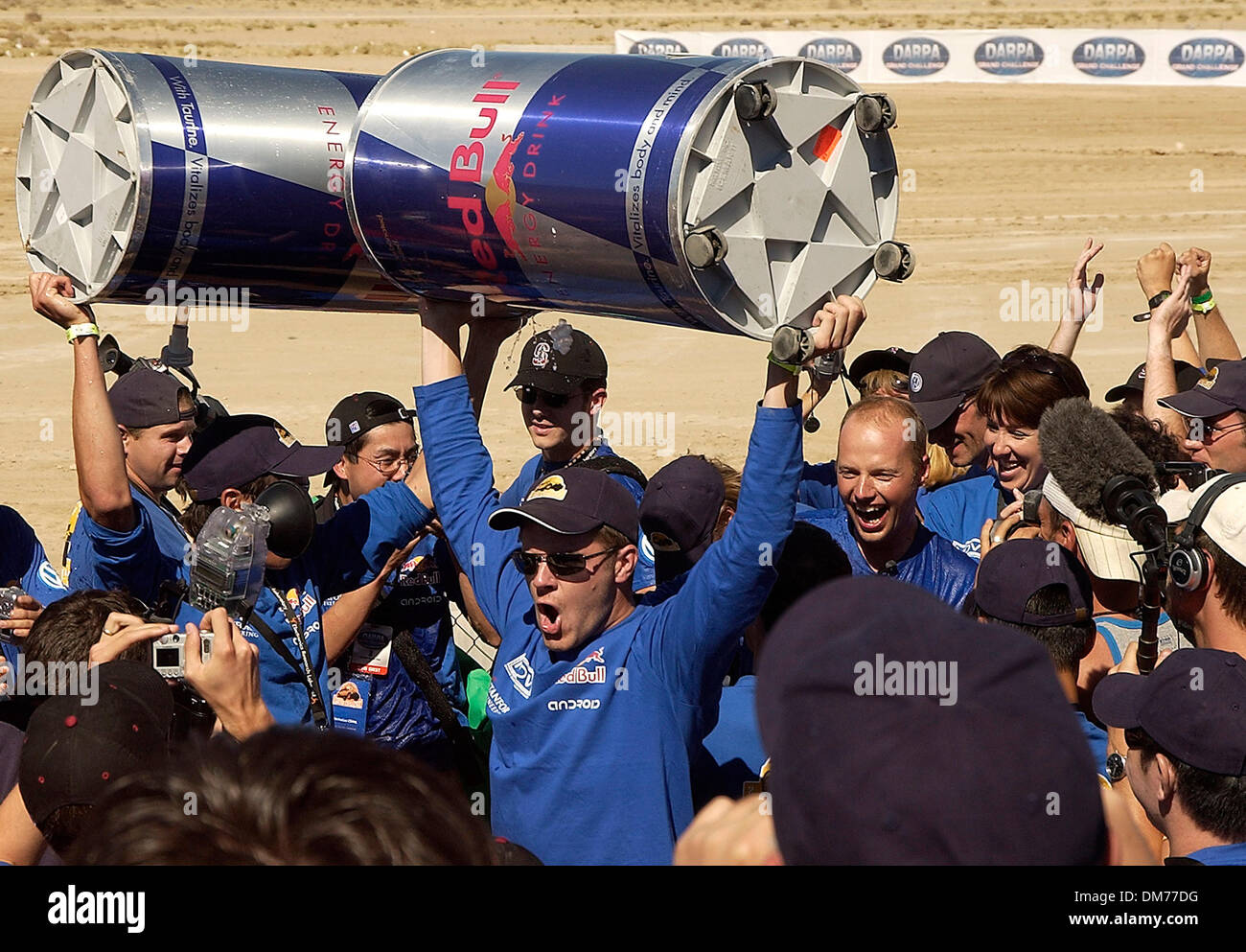 October 8, 2005; Primm, NV, USA; Team members of the STANFORD RACING ...