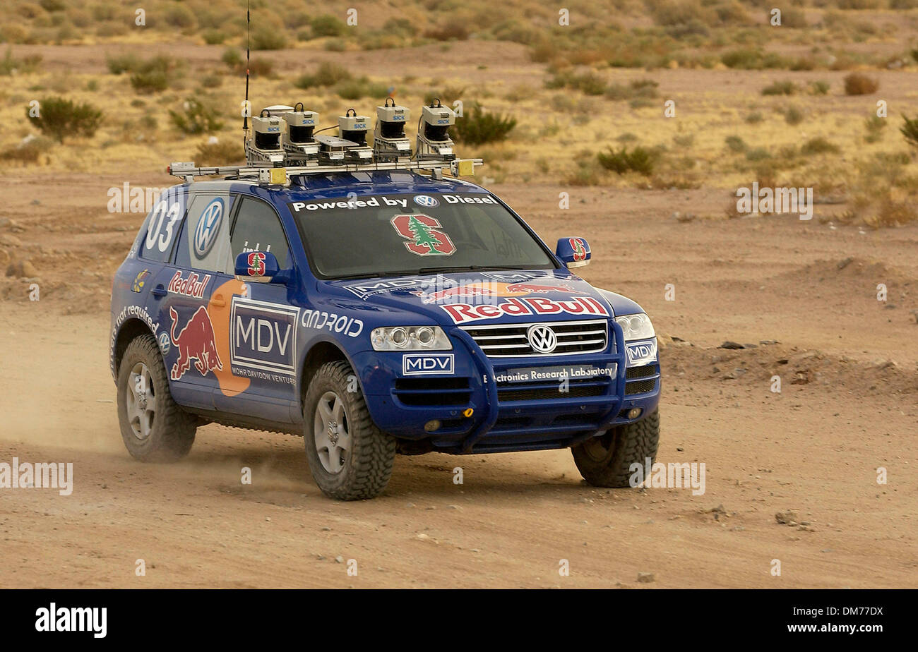 October 8, 2005; Primm, NV, USA; STANLEY, the autonomous robotic ...