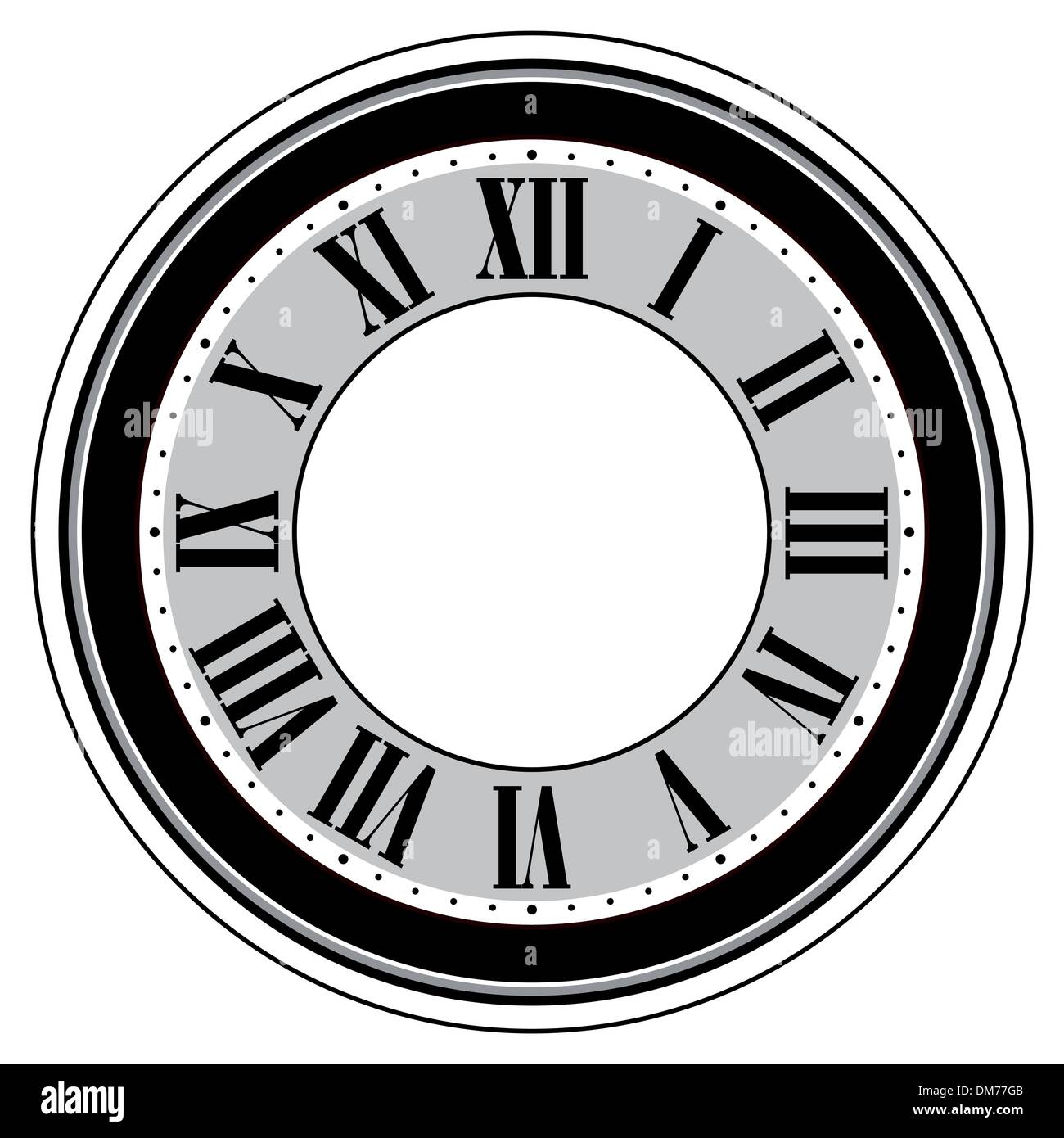 Antique clock isolated Stock Vector Image & Art - Alamy