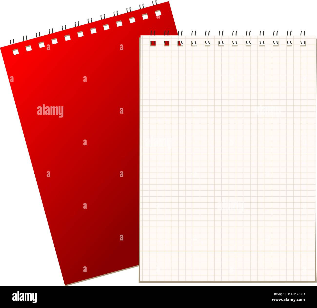 Notebook cover and page for your design Stock Vector Image & Art - Alamy