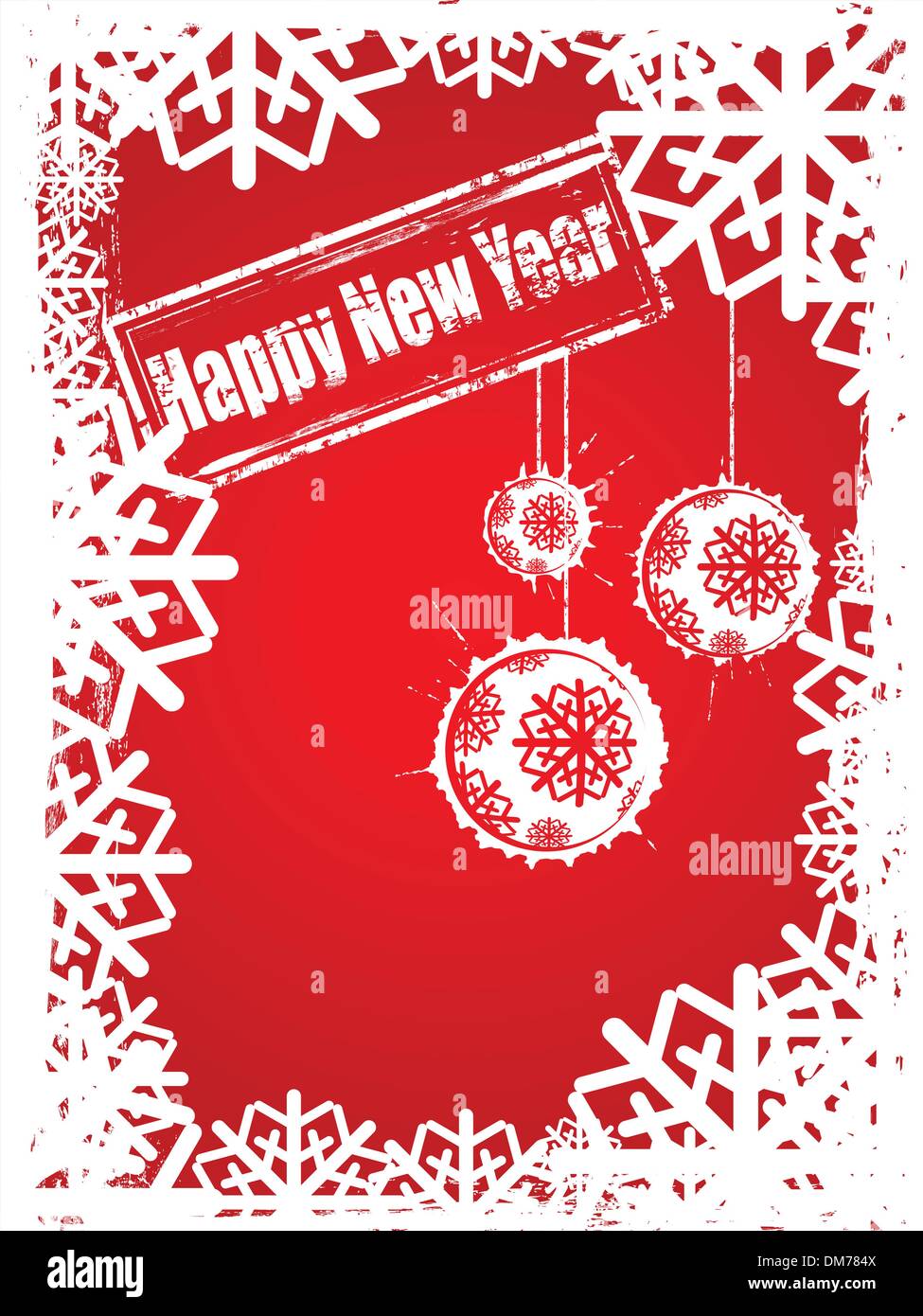 Happy new year red hi-res stock photography and images - Alamy