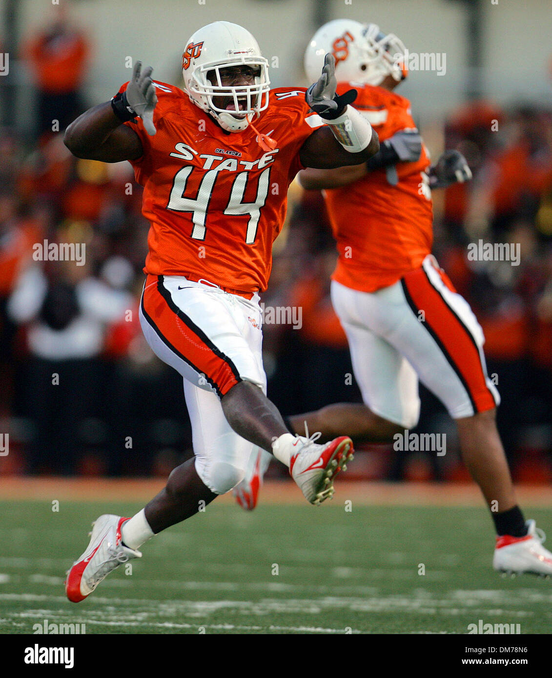 Oct 29, 2005; Stillwater, OK, USA; NCAA Football: OSU's Jamar Ransom ...