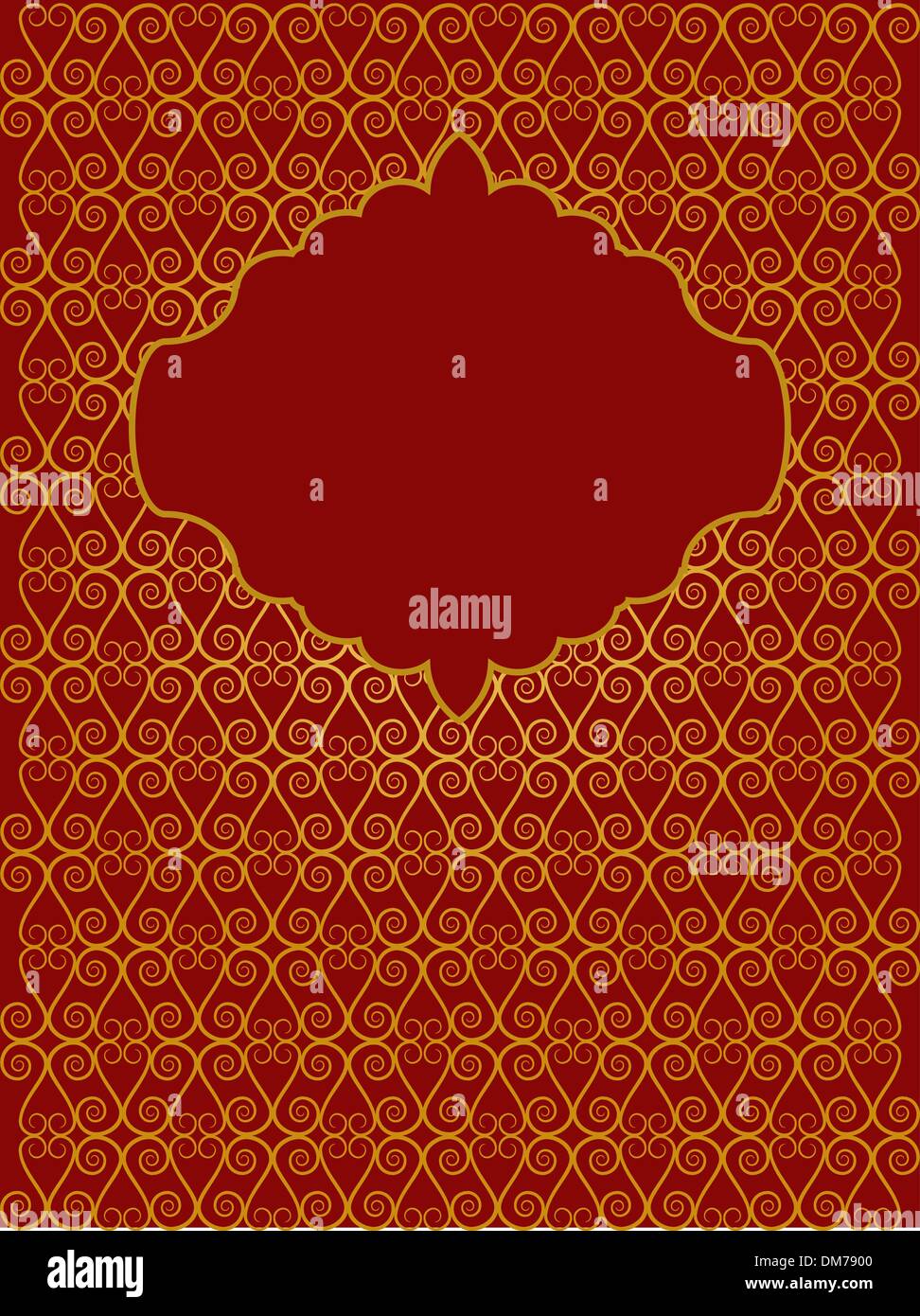 Picture red frame on Stock Vector Images - Alamy