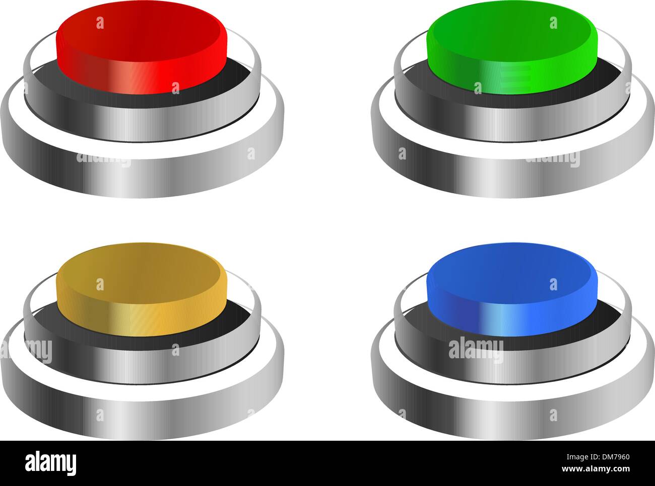 3d buttons hi-res stock photography and images - Alamy