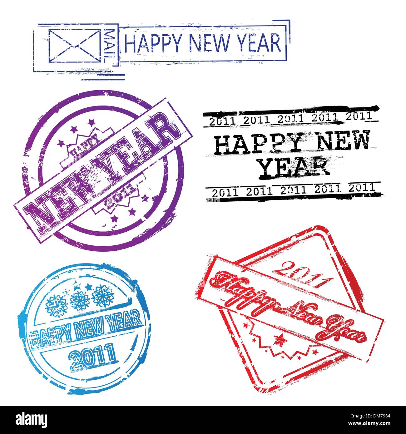 The year 2011 Stock Vector Images - Alamy